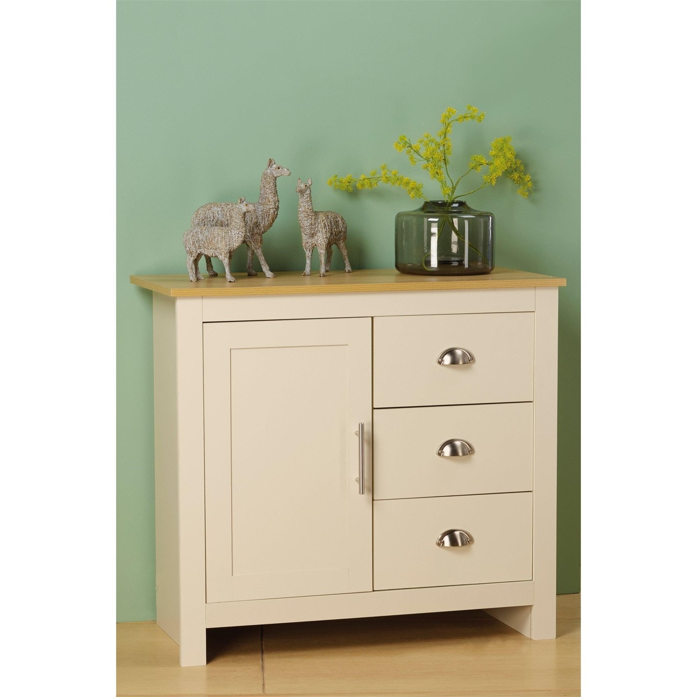 Homelife | Sherbourne 3 Drawer Small Sideboard | Sideboards | FRASERS