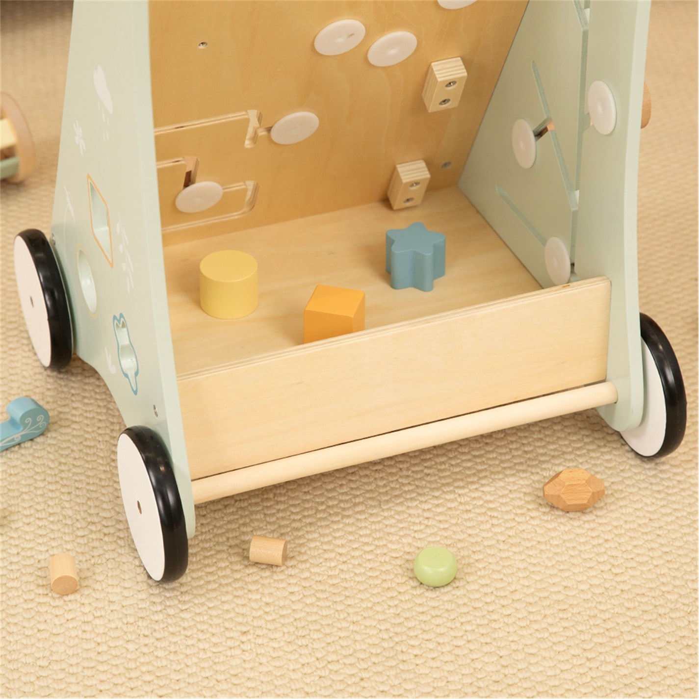 Tooky Toy | Wooden Learning Walker | Multi | FRASERS