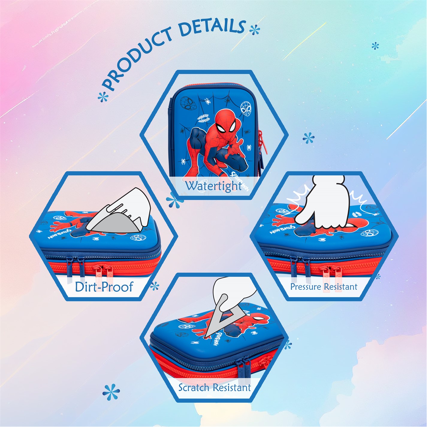 Character | Pencil Case Stich/Elsa/Spiderman | Pencil Cases | FRASERS