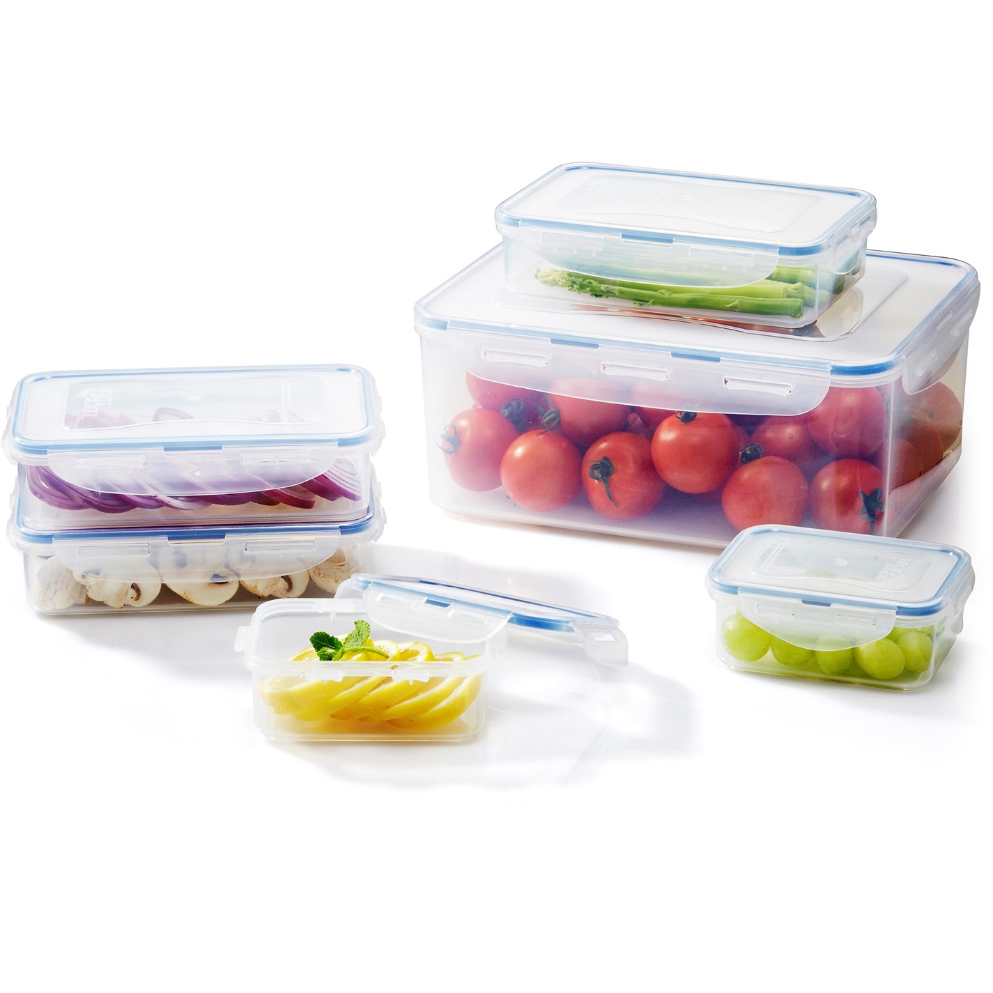 Lock N Lock | LocknLock 6 Piece Container Set | Clear | FRASERS