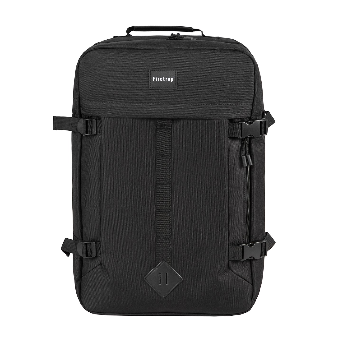 Firetrap | Mini Travel Backpack | Black/Charcoal | FRASERS