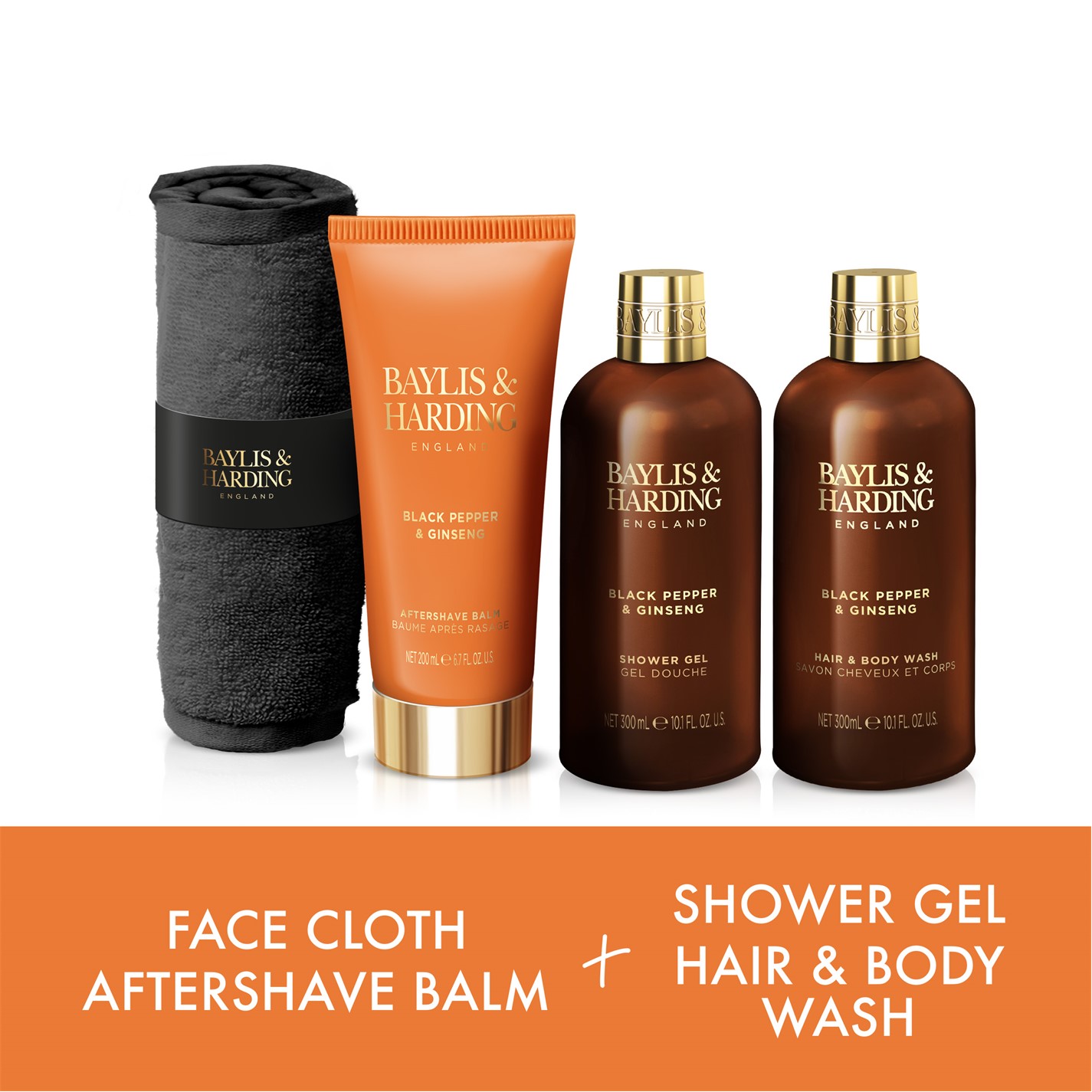 Baylis and Harding | and Harding Black Pepper and Ginseng Travel Bag ...