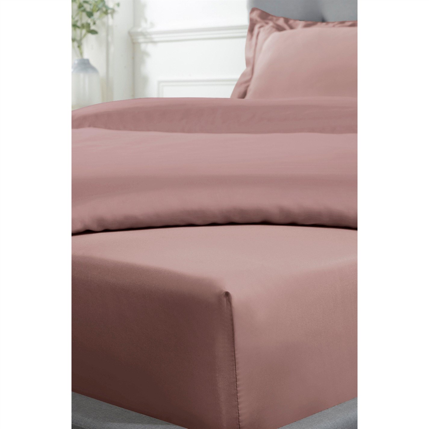 Homelife | 300 TC Cotton Sateen Deep Fitted Sheet 40cm | Fitted Sheets ...