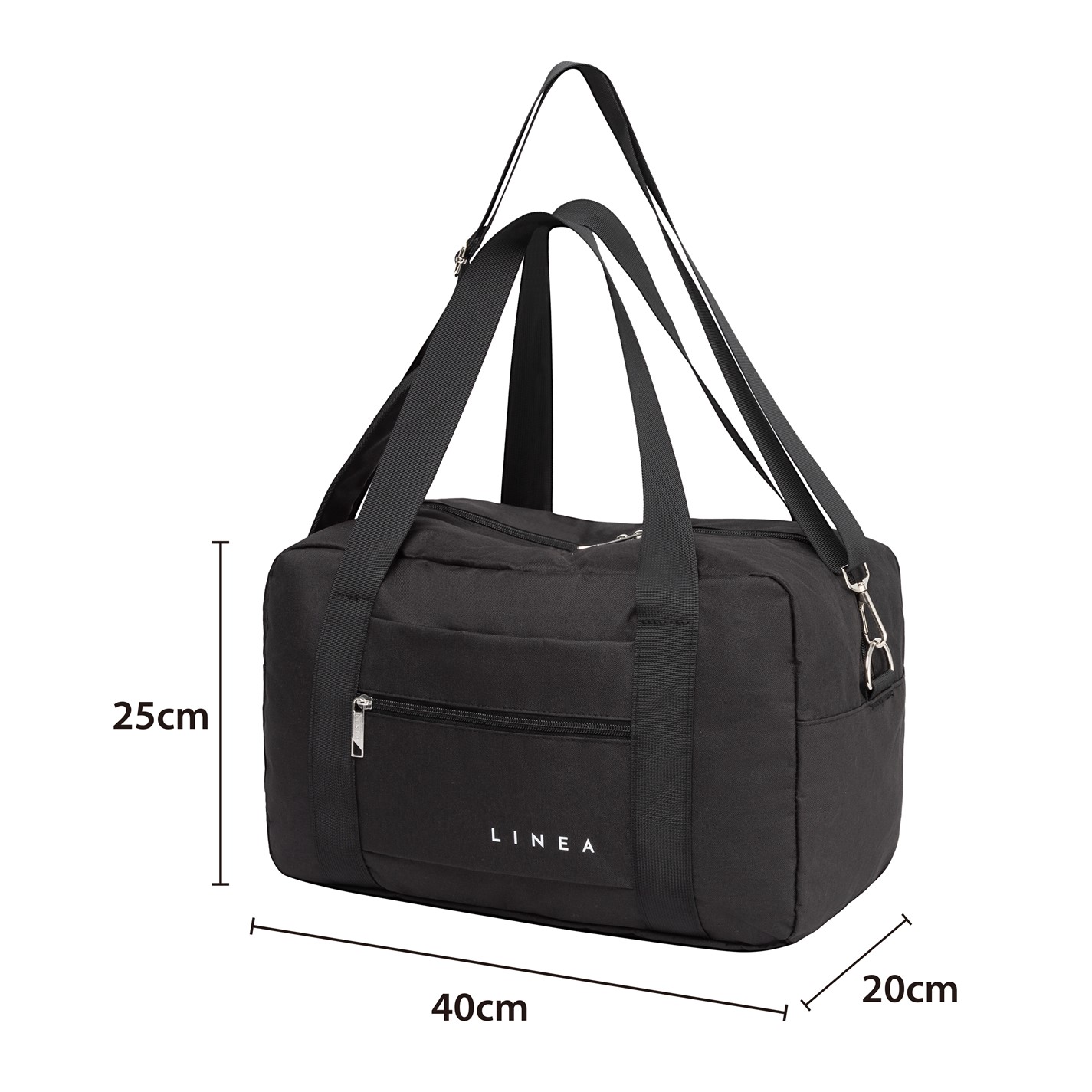 Linea | Underseat Bag For Ryanair 40x20x25 | Black | FRASERS