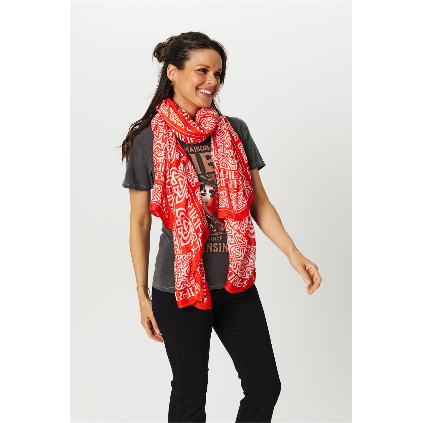 Biba | BIBA Blair Logo Scarf | Scarves | FRASERS