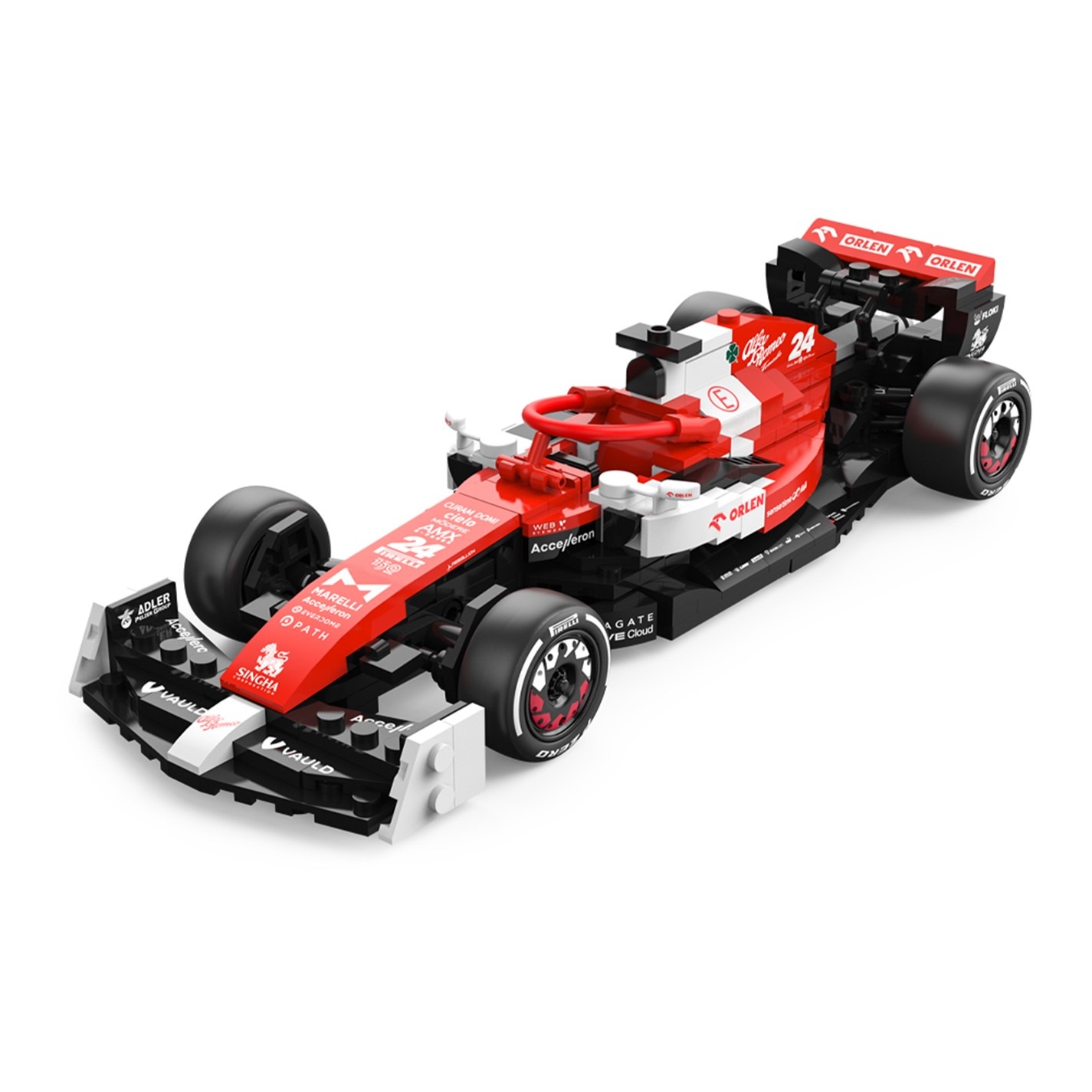 Rastar | Red Bull F1 RB19 Bricks/1:24 Alfa Remeo F1 C42 Bricks ...