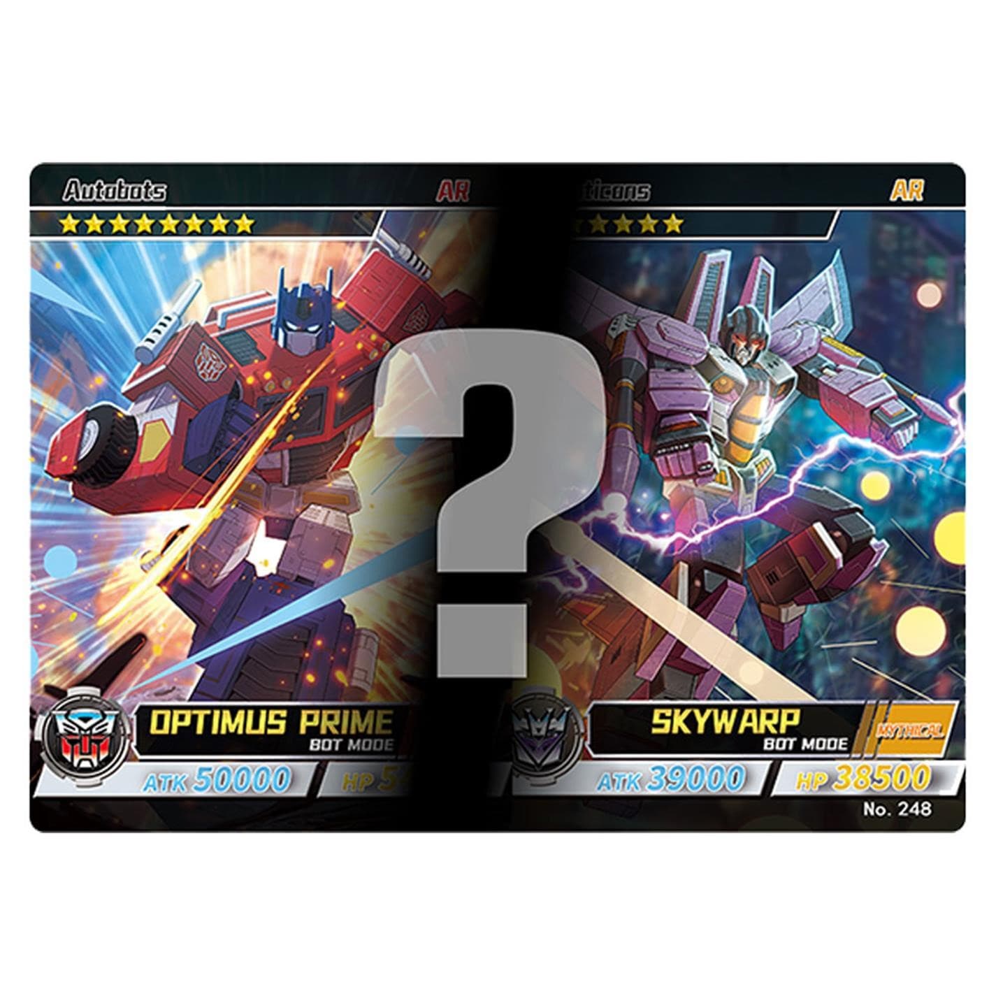 Transformers | Transformer Vanch Card Decepticon Box | Merchandise ...