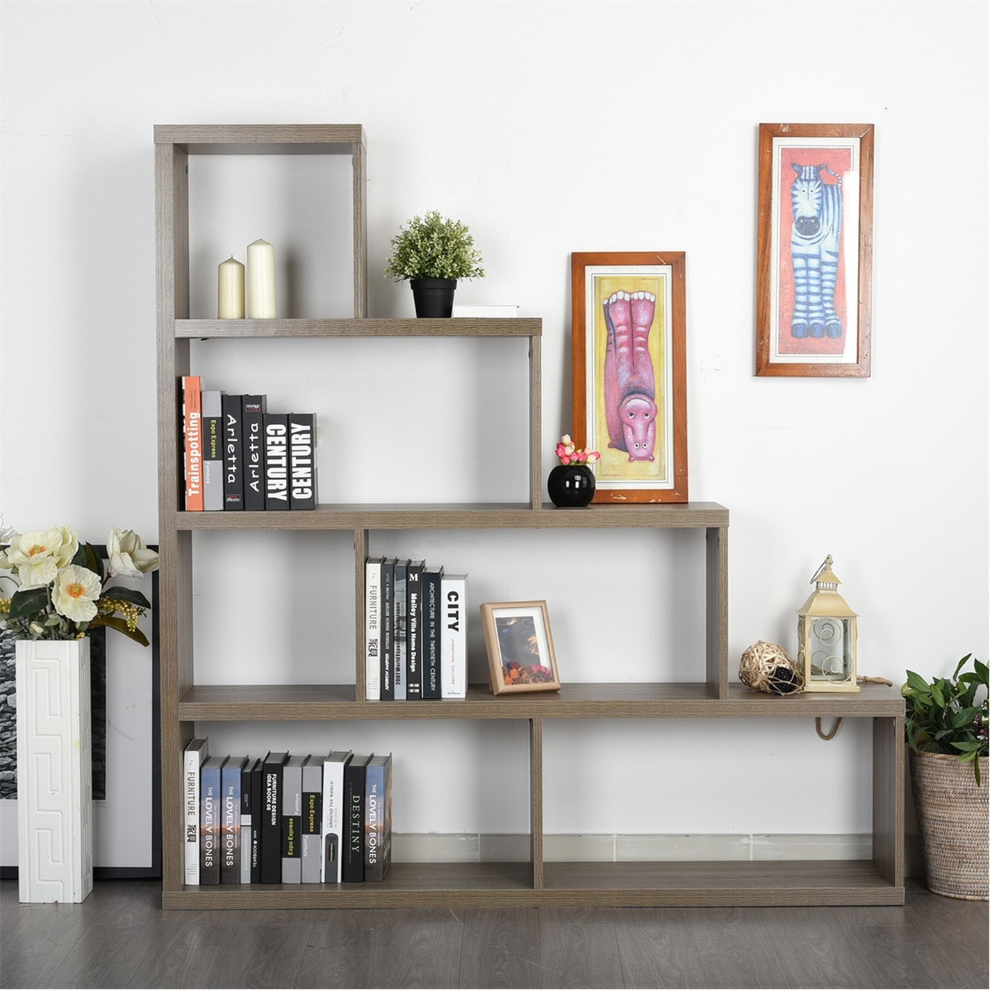 FurnitureR | Four Layers Shelf | Grey | FRASERS