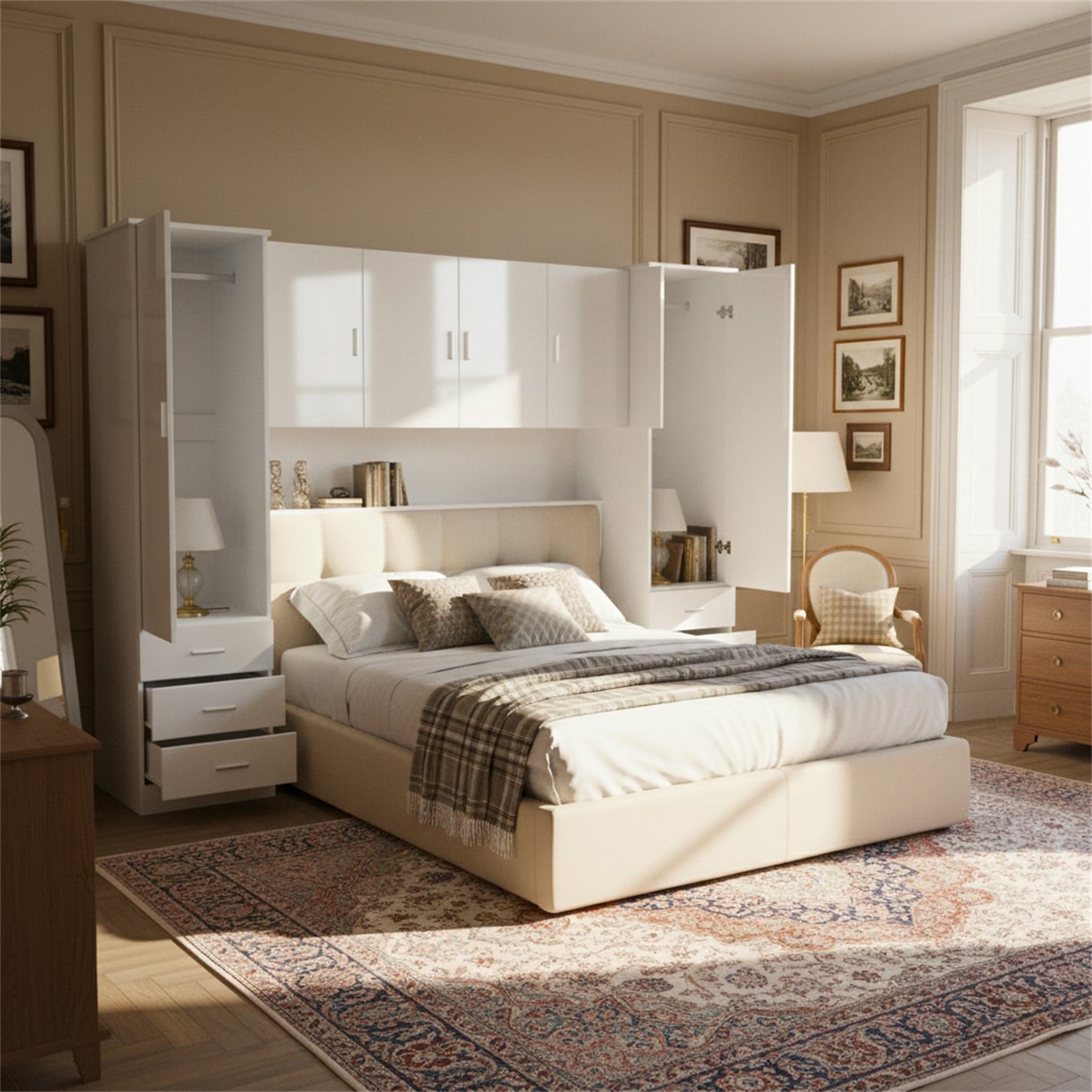 Homelife | Carleton Overbed Storage | Wardrobes | FRASERS