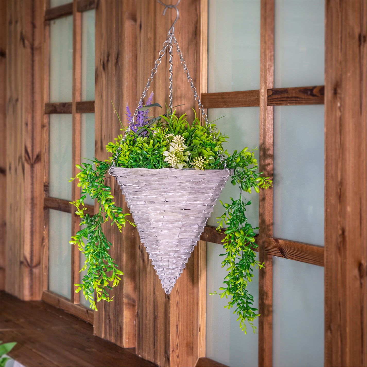 Linea | Flower Hanging Basket | Multi | FRASERS
