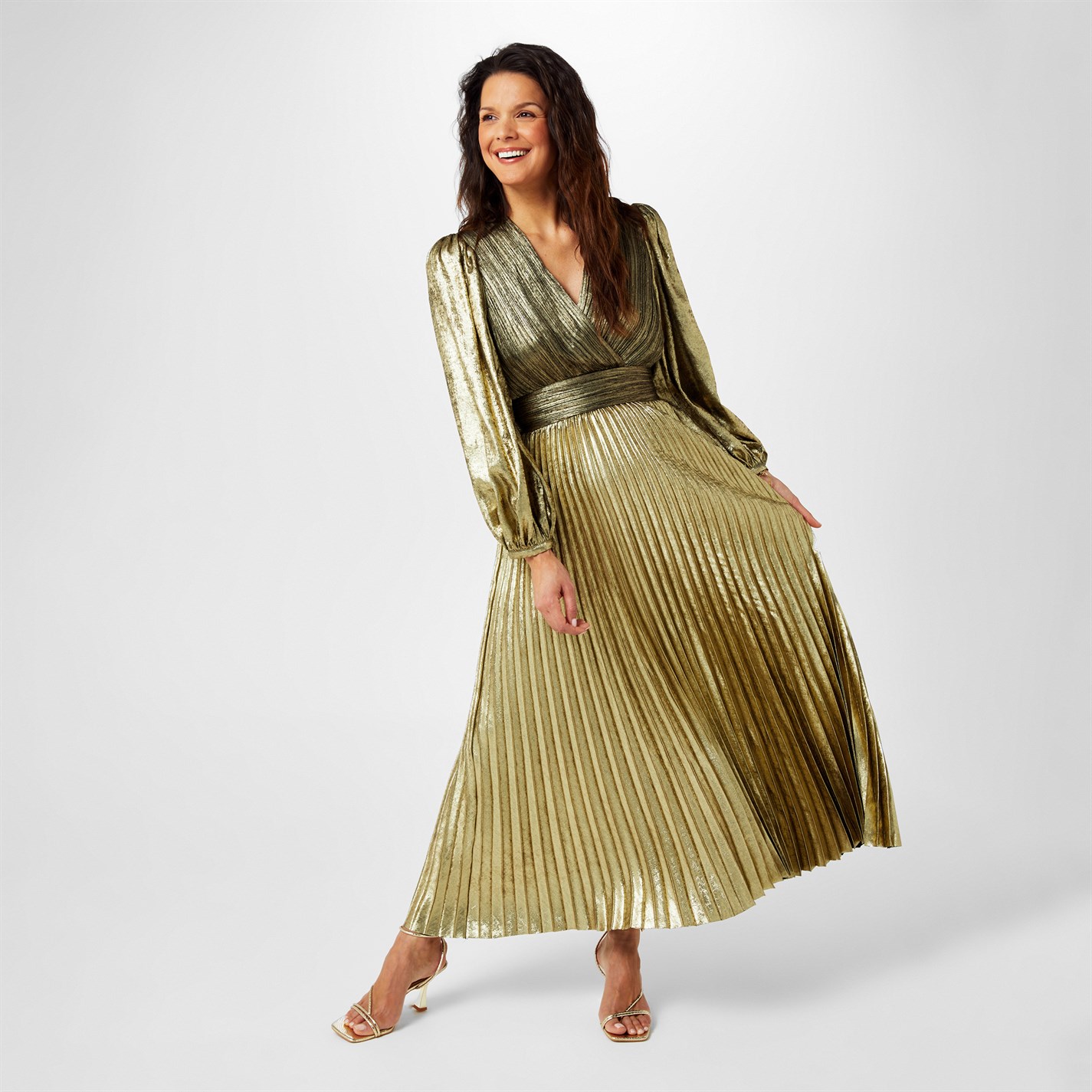 Biba | Biba Heritage Dress | Gold | FRASERS