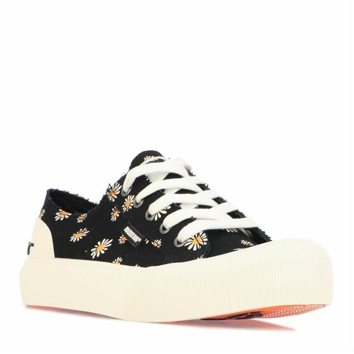 Rocket Dog | Jazzin Plus Dixie Daisy Platform Trainers | Black | FRASERS