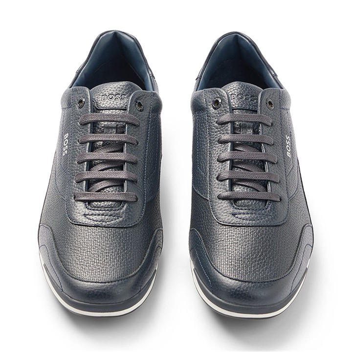 Boss | Saturn Low Trainers | Dark Blue | FRASERS