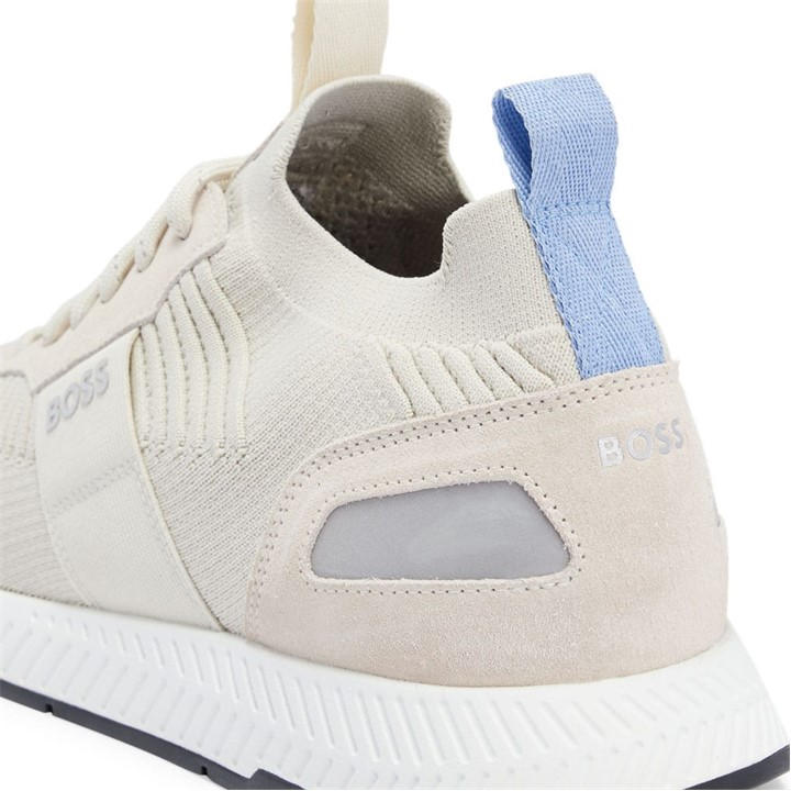 Boss | Titanium Running Trainers | White | FRASERS