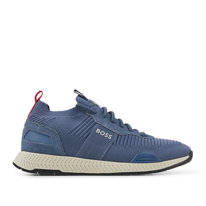 Boss | Titanium Running Trainers | Blue | FRASERS