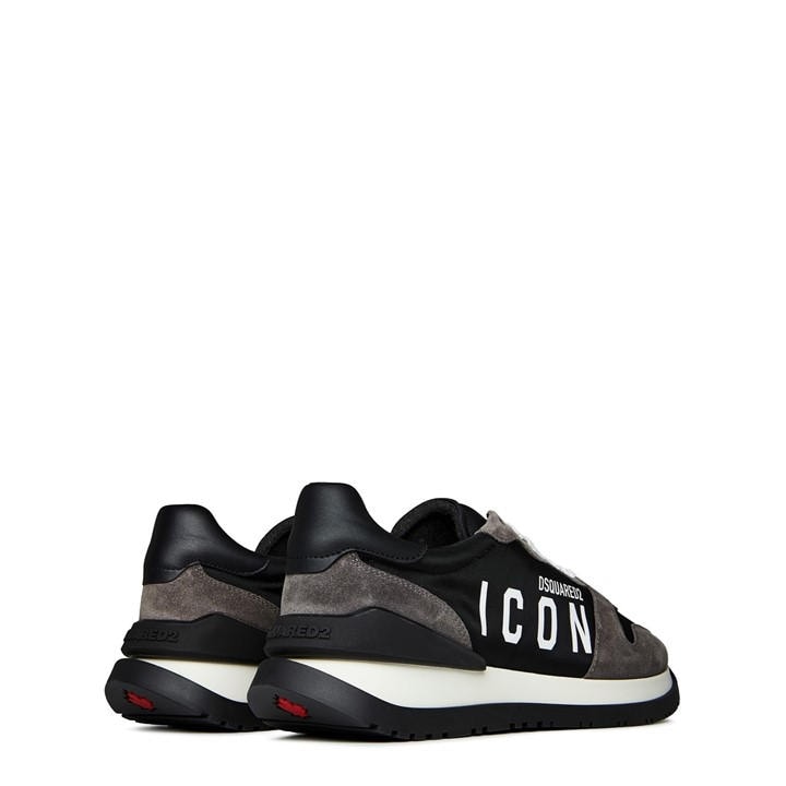 DSQUARED2 | Icon Running Trainers | Black/White | FRASERS