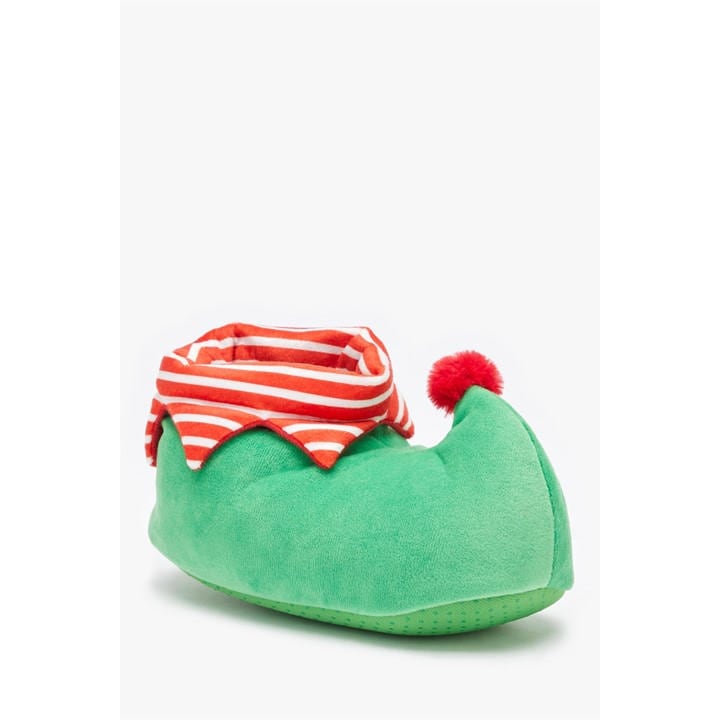 Be You | Kids Christmas Elf Slippers | Green | FRASERS