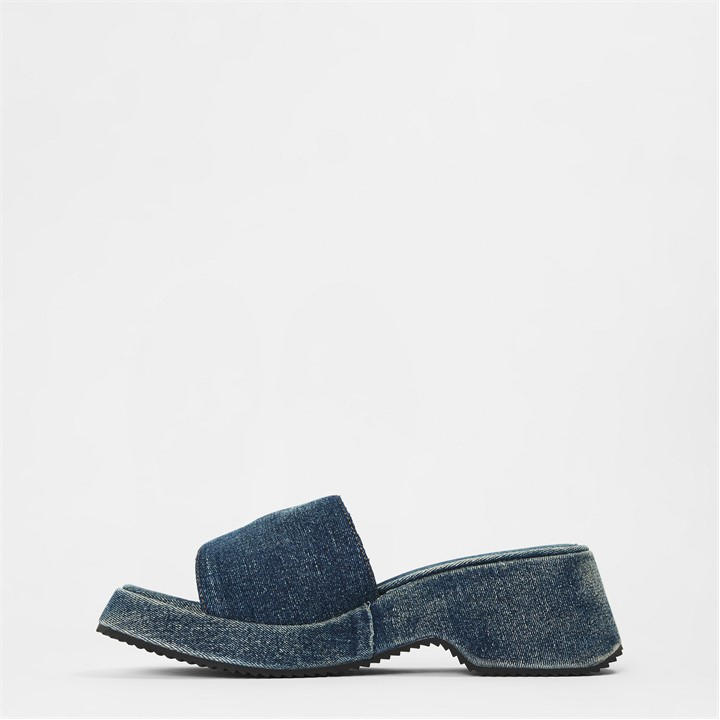 DIESEL | Sa-Oval D-Denim Slide Sandals | Flat Sandals | FRASERS