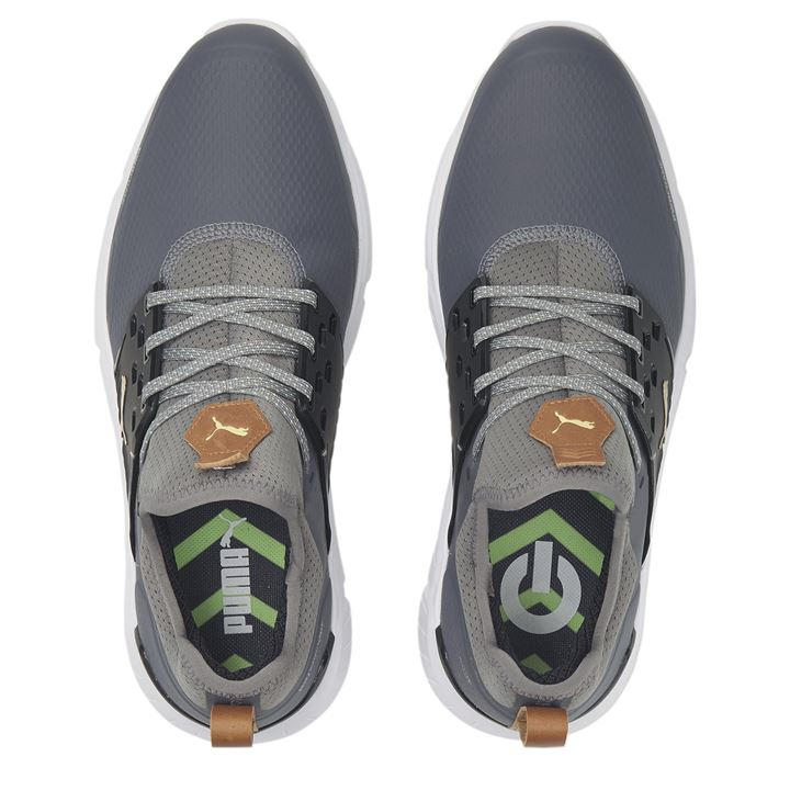 Puma | Ignite Article Spiked Golf Shoes Mens | Grey/Black | FRASERS