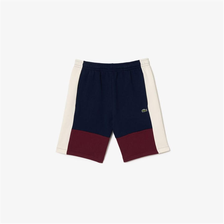 Lacoste | Regular Fit Colourblock Fleece Shorts | Multi Colour | FRASERS