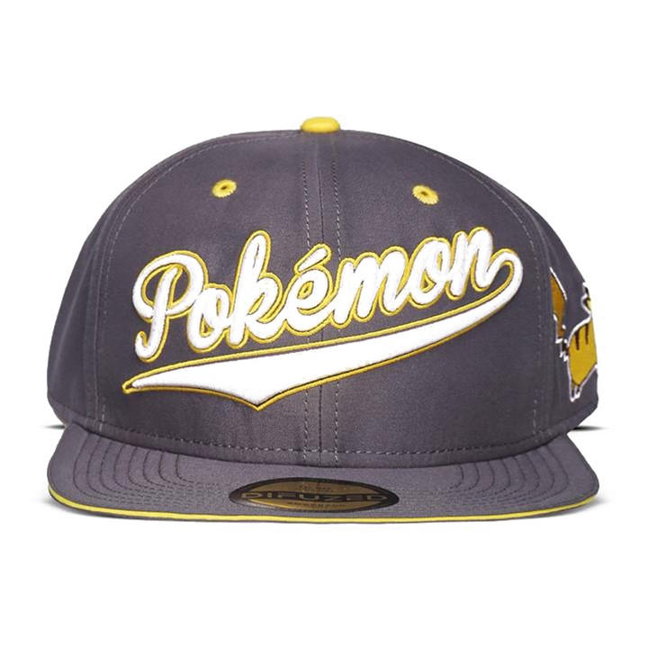 Pokemon | POKEMON Stylish Logo & Pika Snapback Baseball Cap | Multi ...
