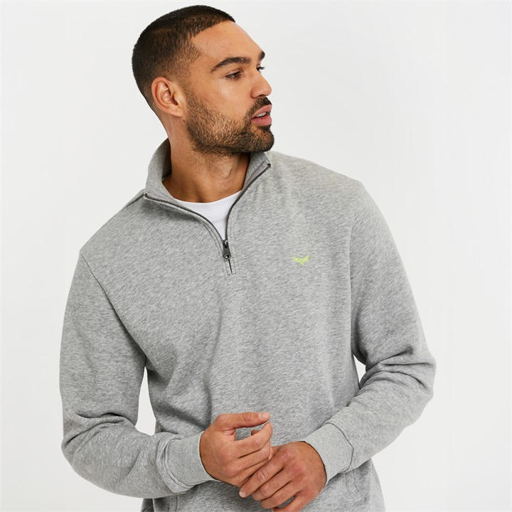 Threadbare | quarter Zip Neck Sweatshirt | Zip Hoodies | FRASERS