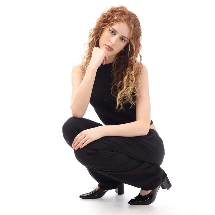 Boss | Fassia Top | Black | FRASERS