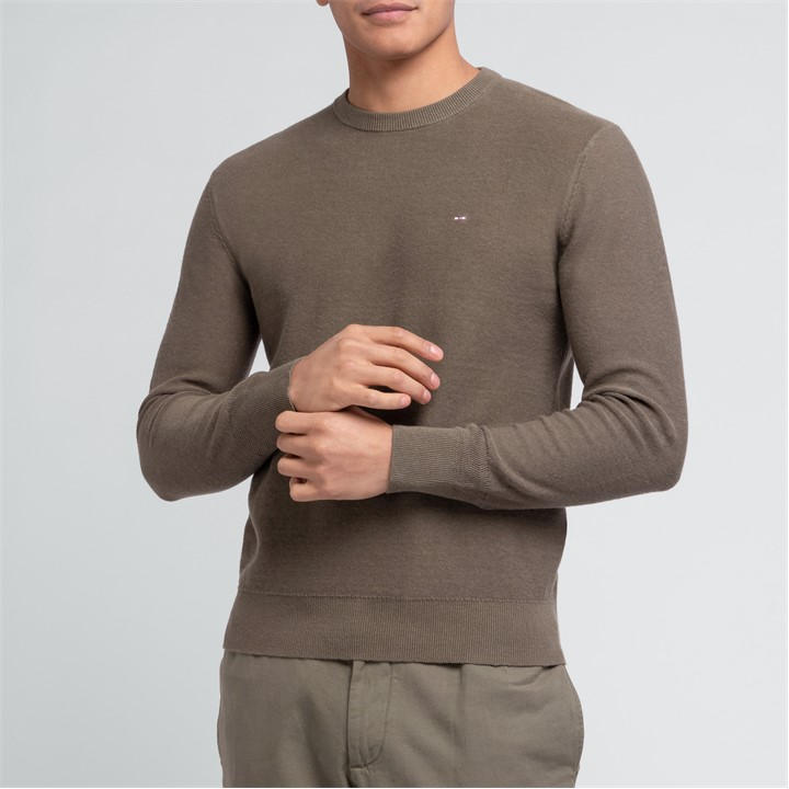 Eden Park | Light blue jumper in a linen blend | Jumpers | FRASERS