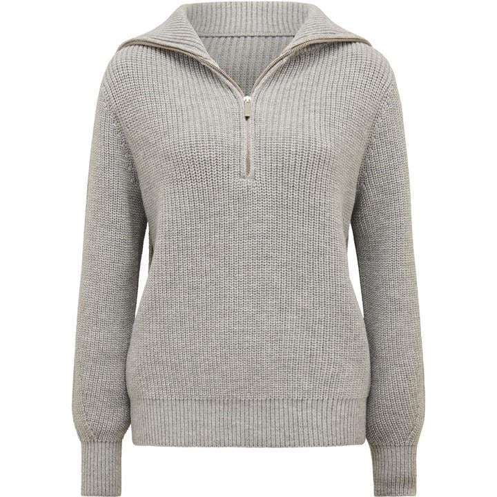 Forever New | Danielle Quarter Zip Knit Jumper | Jumpers | FRASERS