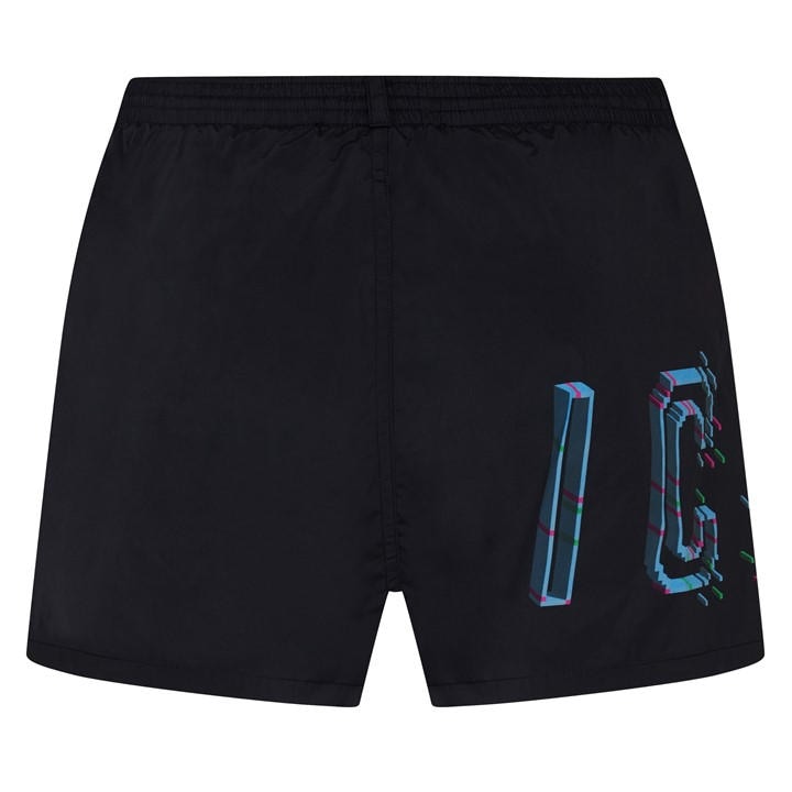 DSQUARED2 | Icon Pixel Swim Shorts | Black | FRASERS