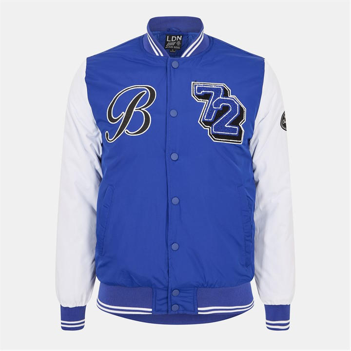 Brave Soul | Jacket with Patches | Blue / White | FRASERS