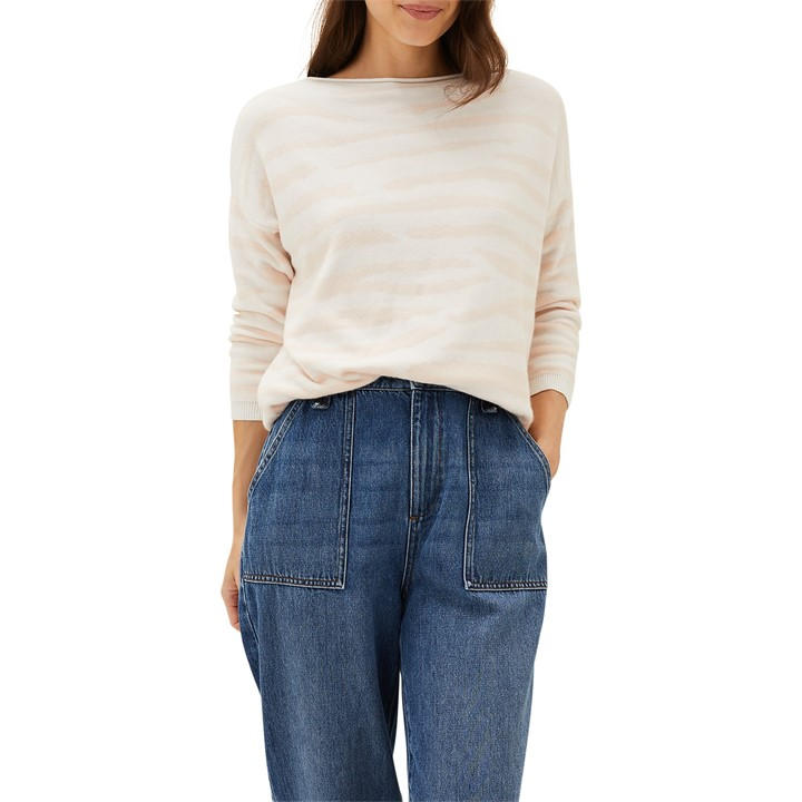 Phase Eight | Cida Zebra Jaquard Knit | Pink Multi | FRASERS