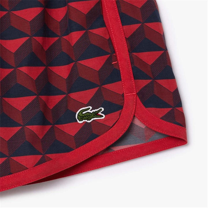Lacoste | Graphic Motif Short Draped Shorts | Multi Colour | FRASERS