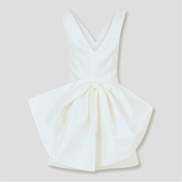 French Connection | Carey Bow Dress | Summer White | FRASERS