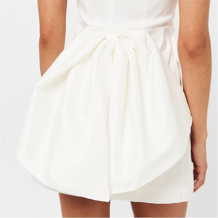 French Connection | Carey Bow Dress | Summer White | FRASERS