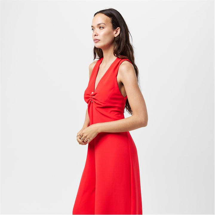 French Connection | Arelette Jumpsuit | Poppy Red | FRASERS