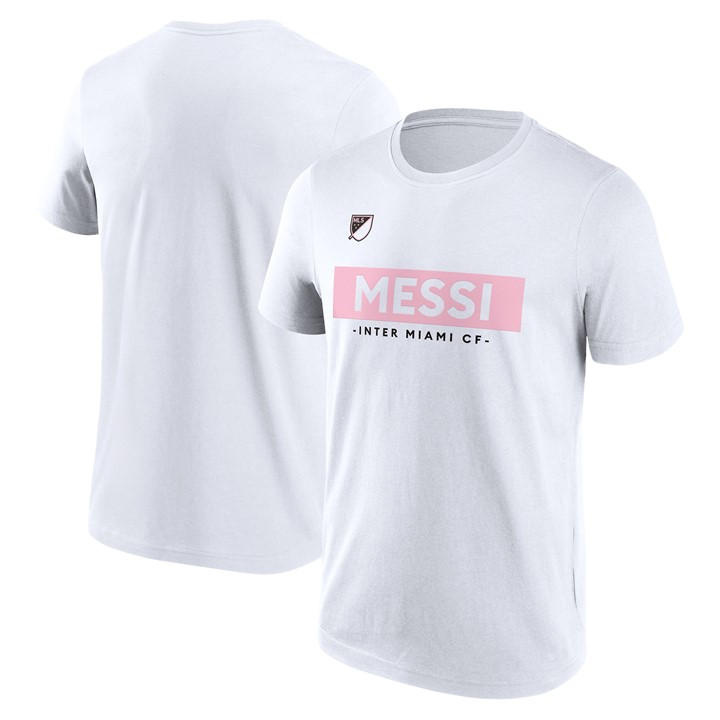 MLS | Messi Inter Miami Block T-Shirt Mens | Licensed Short Sleeve T ...
