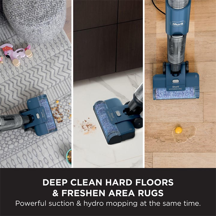 Shark | Shark HydroVac Corded Hard Floor Cleaner WD110UK | Navy Blue ...