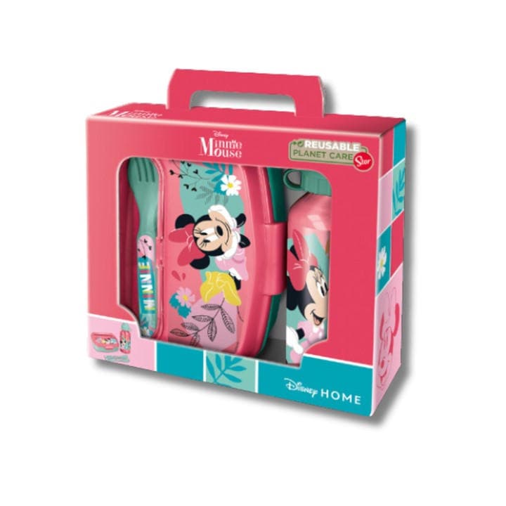 Minnie Mouse | Back To School Lunch Set - Minnie Mouse | Blue | House ...