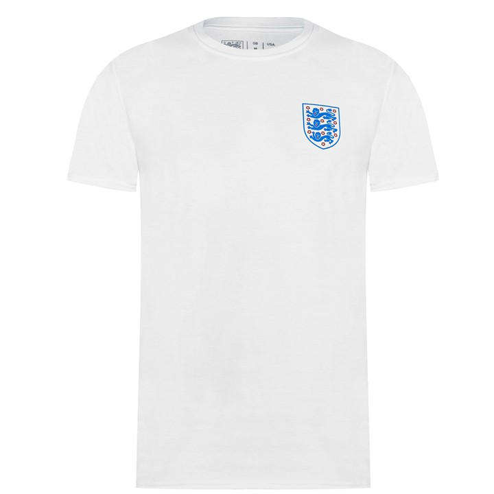FA | England Crest T Shirt Mens | White | FRASERS