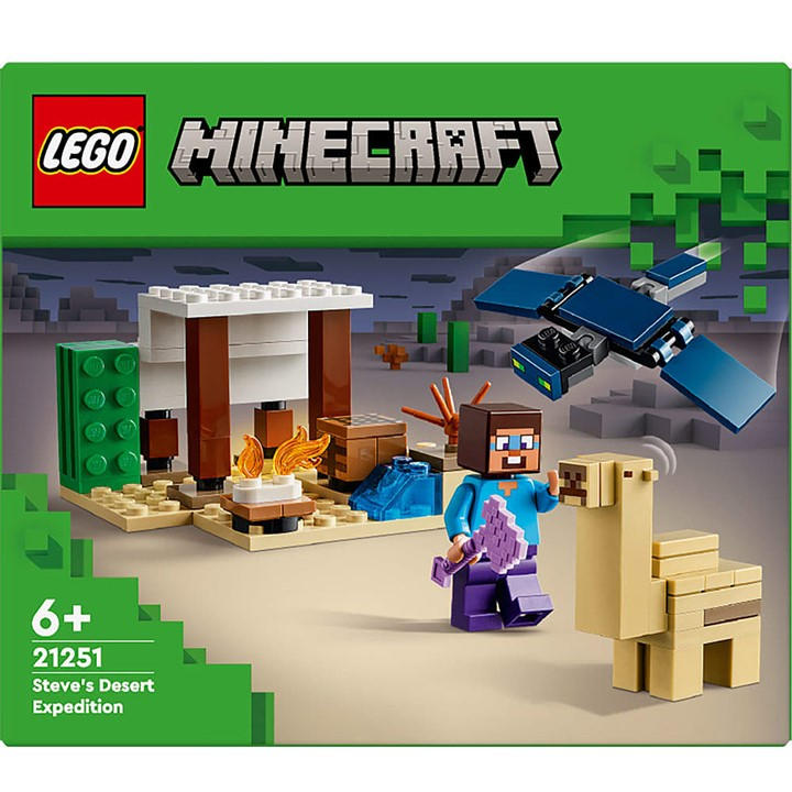 Minecraft | LEGO 21251 Minecraft Steves Desert Expedition | Multi ...