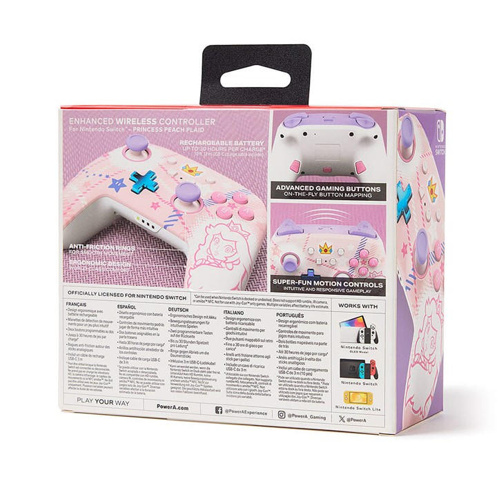 PowerA | Enhanced Wireless Controller for Nintendo Switch - Princess ...