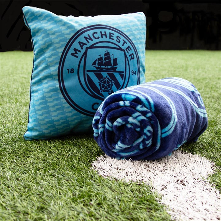Team | Manchester City FC Square Cushion | Multi | FRASERS