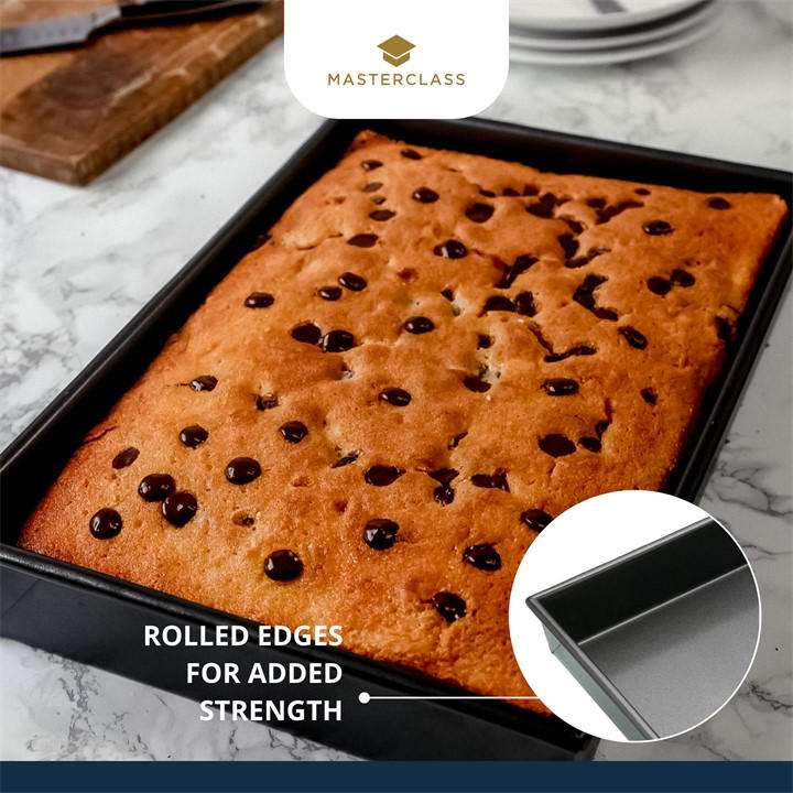 MasterClass | MasterClass Non-Stick Rectangular Deep Pan | Grey | FRASERS