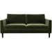 Jack Wills | Jude 3 Seat Sofa in Velvet | Green | FRASERS