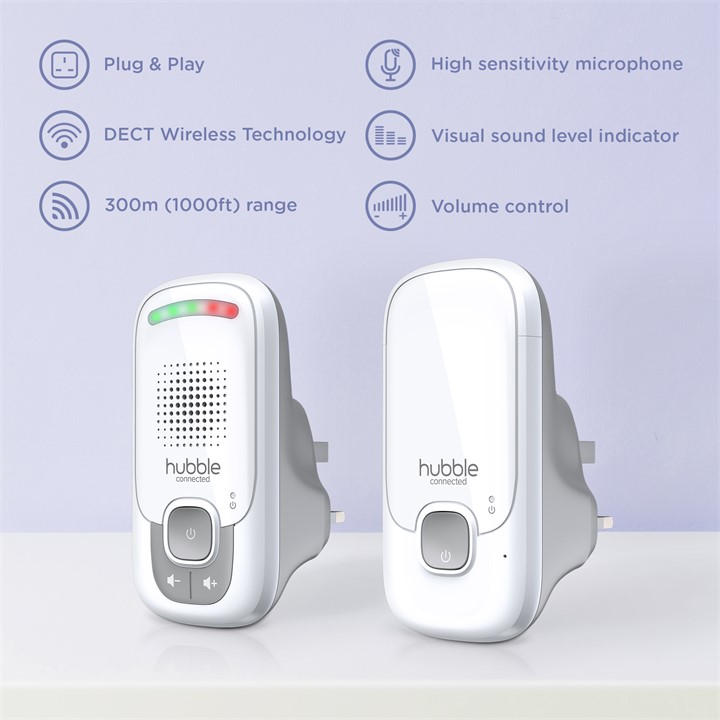 Hubble | Hubble Listen Audio Baby | White | FRASERS