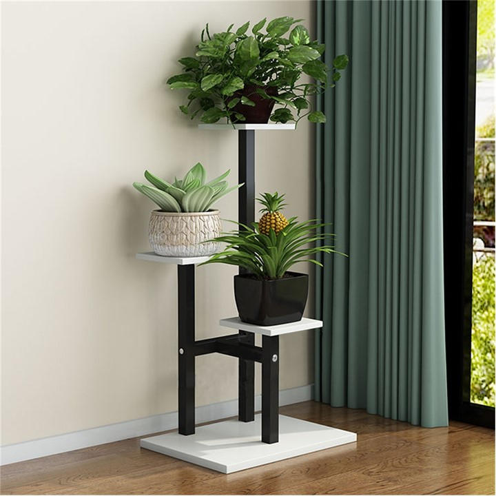 LIFE IDEAS | 3 Tier Pot Plant Stand for Indoor Outdoor | Black | FRASERS