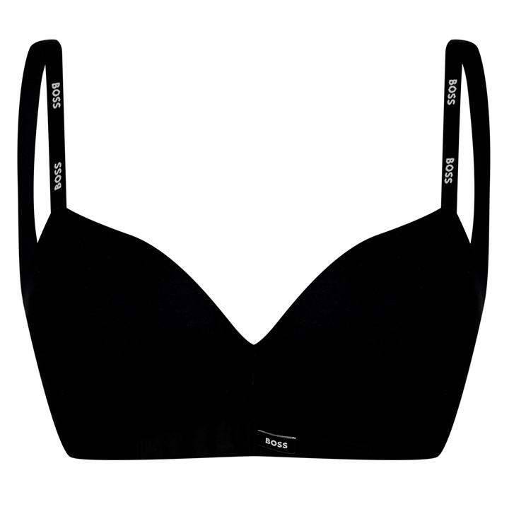 BOSS | Triangle Padded Bralette | Black | FRASERS