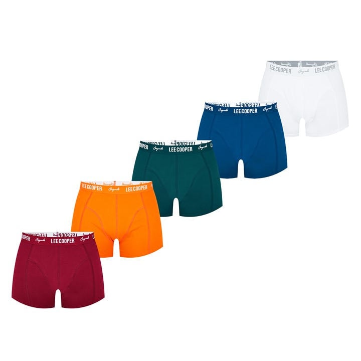 Lee Cooper | Cooper Essential Men's Boxer Trunk 5-Pack | Boxer Briefs ...