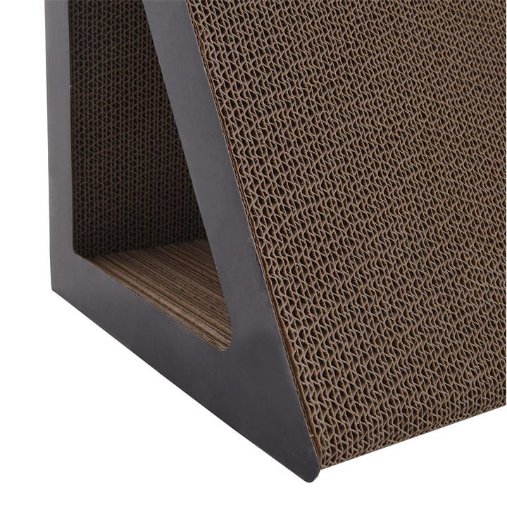KIDKID PET | Triangle Cat Scratching Post with Bell Ball | Black | FRASERS